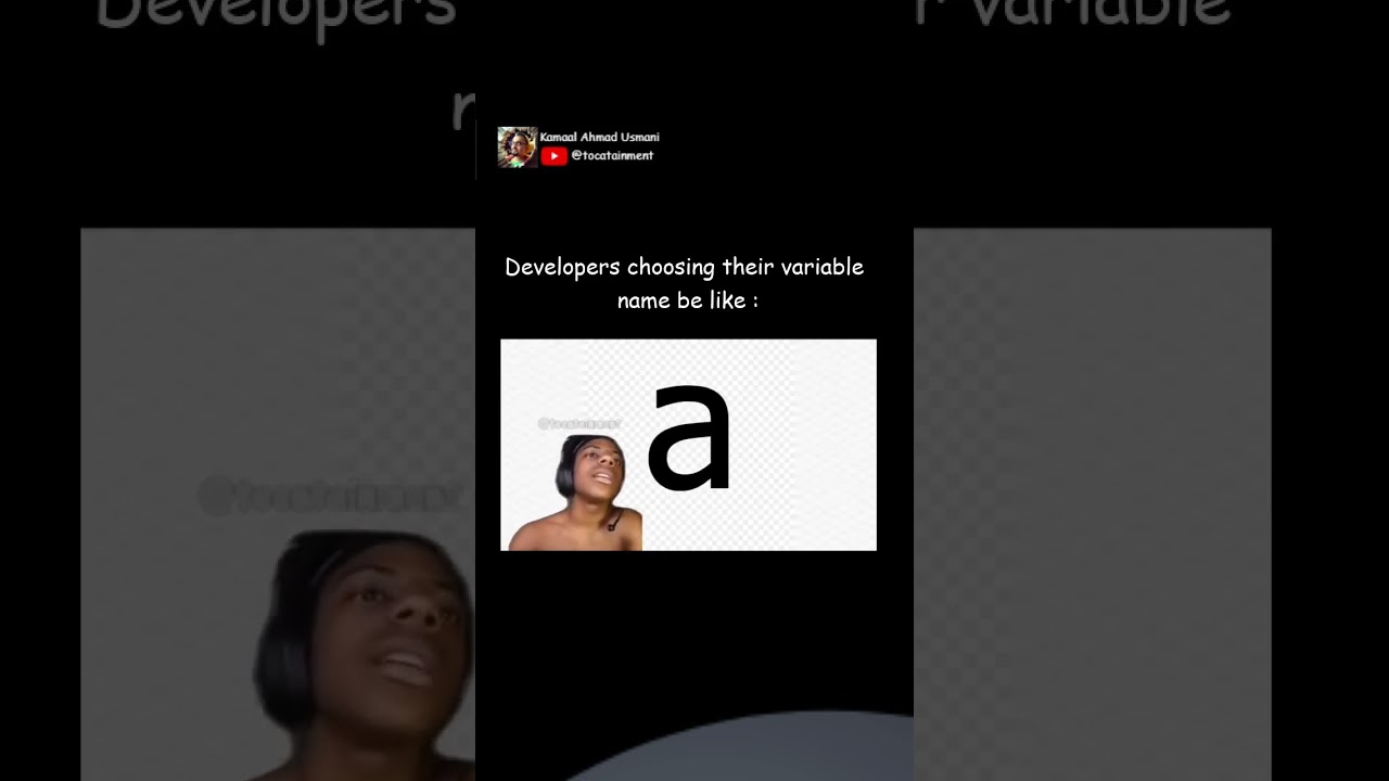 How programmers choose variable name #funny #shorts #programmerslife