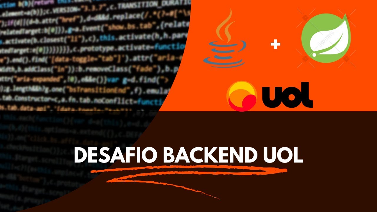 Desafio BACKEND da UOL com Java SpringBoot!