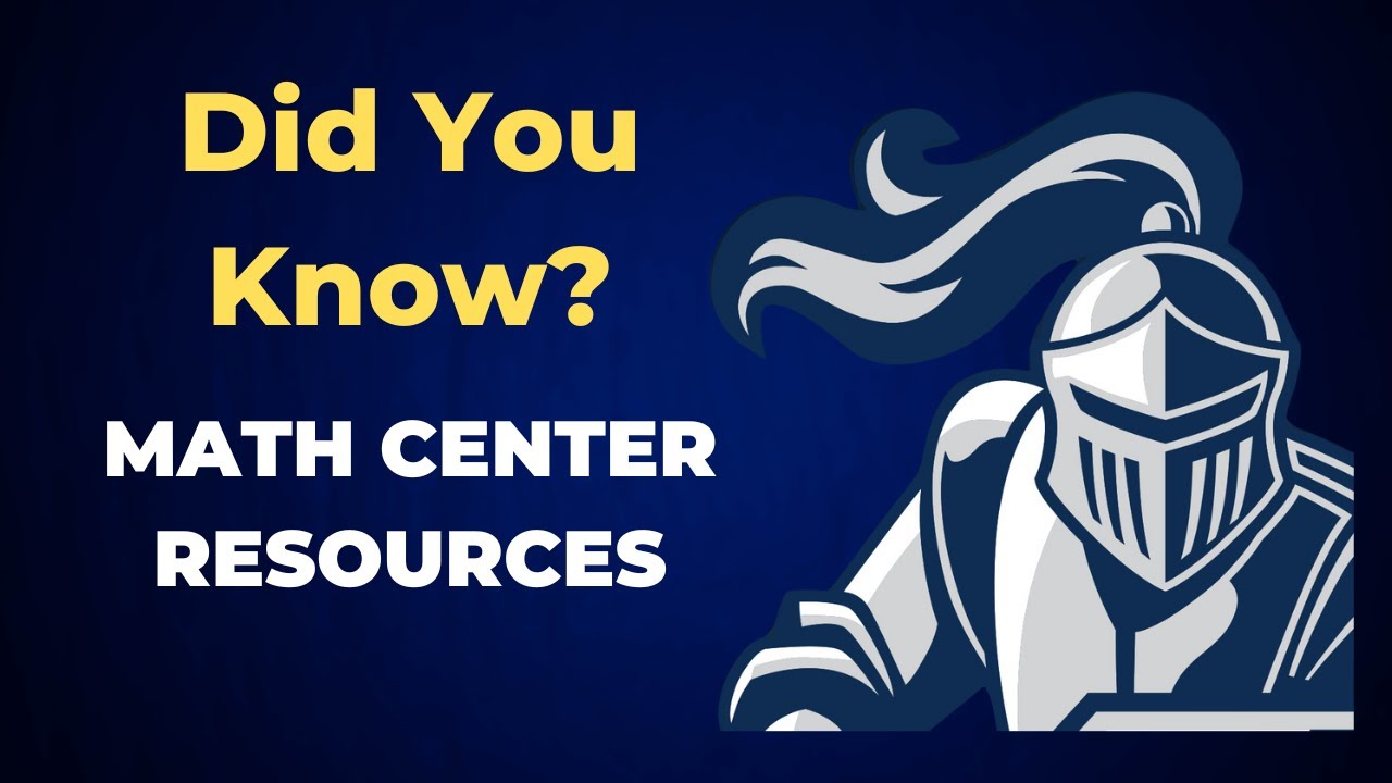Did you Know? Series: Math Center Resources