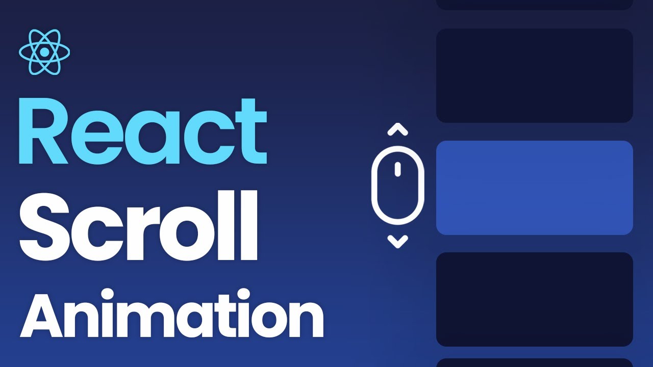 React Scroll Animation | Text Scroll Animation In React
