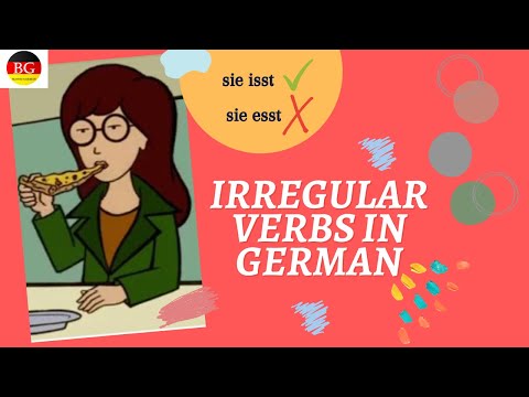 Verb conjugation of irregular verbs in German