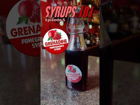 Syrups 101 - Homemade Grenadine (Pomegranate Syrup)