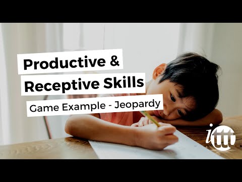 Productive and Receptive Skills in the EFL Classroom - Game Example - Jeopardy