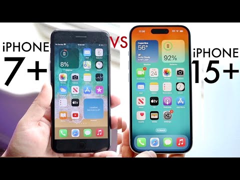 iPhone 15 Plus Vs iPhone 7 Plus! (Comparison) (Review)