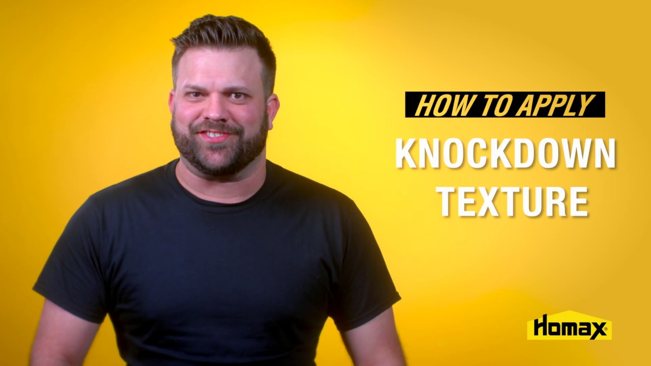 How to Apply Knockdown Texture - Homax (Water Based)