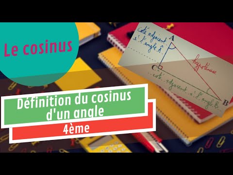 Leçon - Définition du cosinus d'un angle