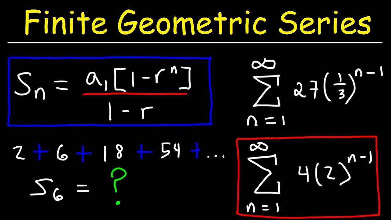 Finding The Sum of a Finite Geometric Series