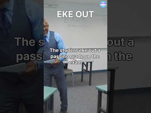 78. EKE OUT (Phrasal Verbs in English)