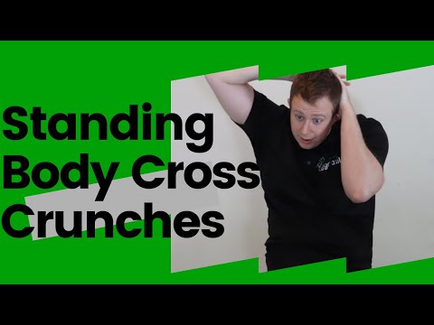 Home Exercise: Standing Body Cross Crunches