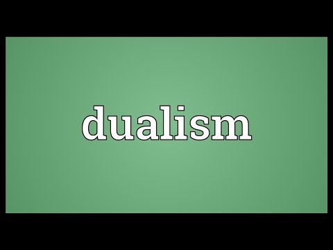 Dualism Meaning