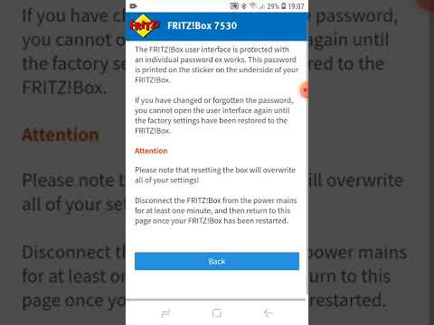 How To Connect to the fritz box 7530