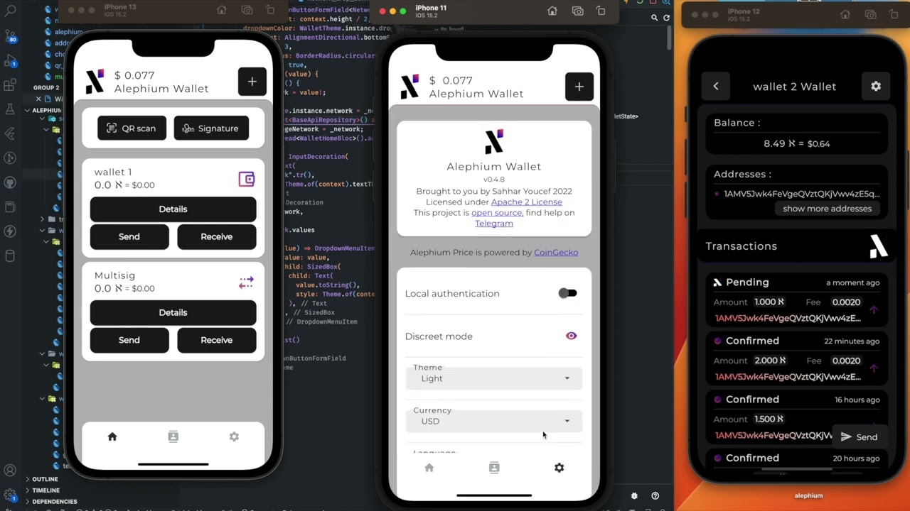Alephium multi signatures (Multisig) wallet