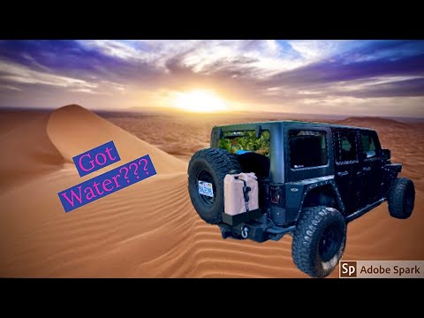 DIY Jeep Overland Jerry can/water can holder