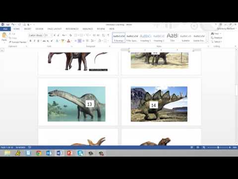 Episode 3 - Creating Index Cards in Microsoft Word