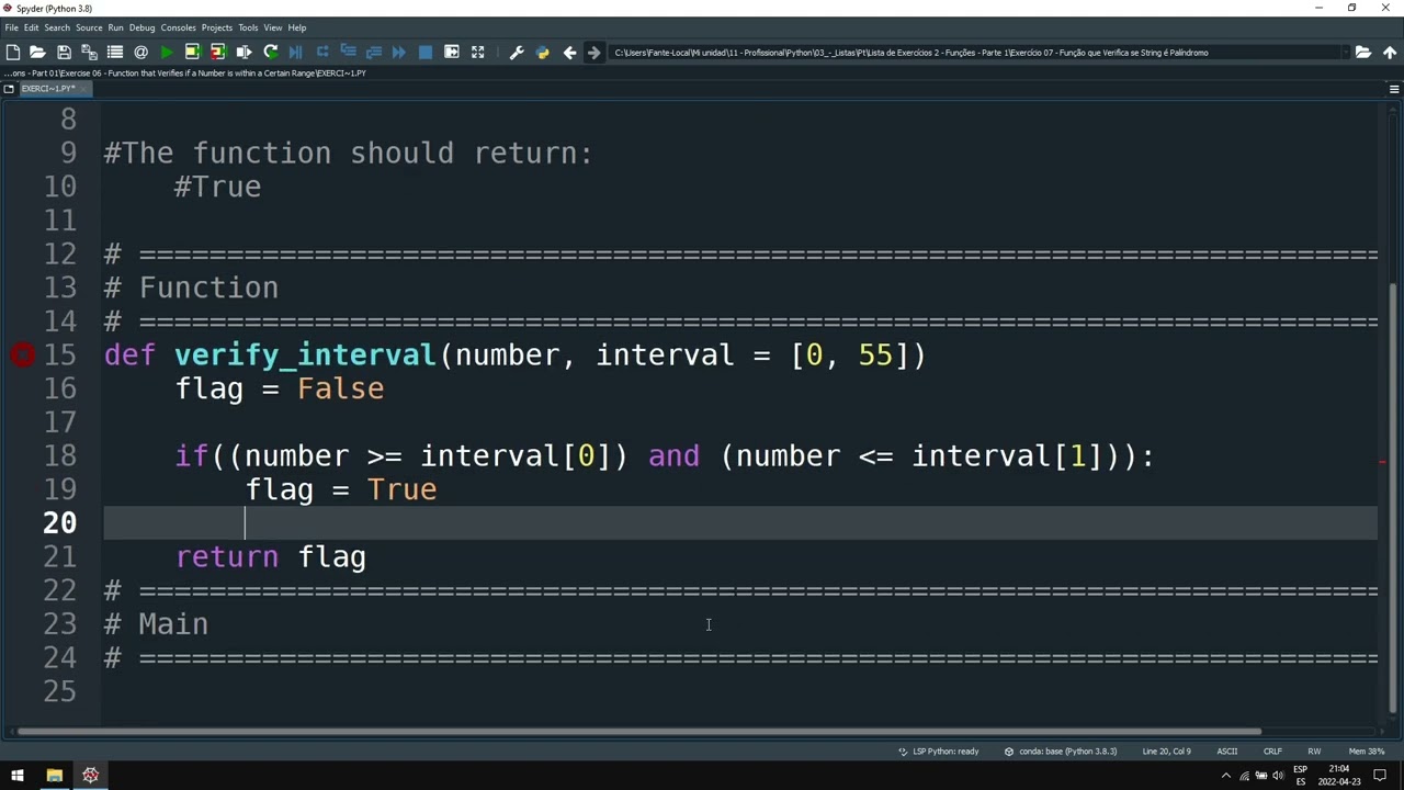 Python Programming – Function that Verifies if a Number is within a Certain Range