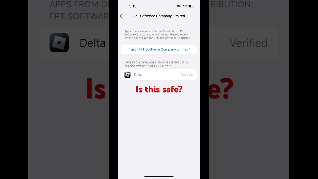 Is Delta iOS safe?