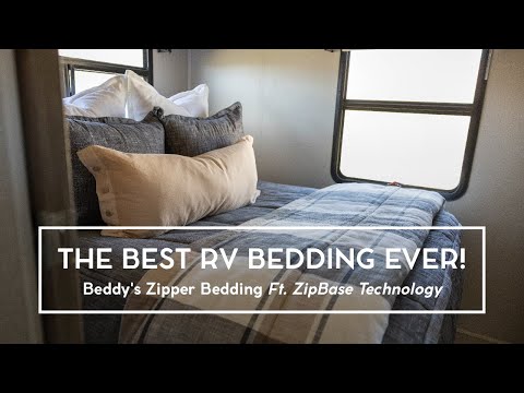 The Best RV Bedding Ever! | Beddy's Zipper Bedding Ft. ZipBase Technology