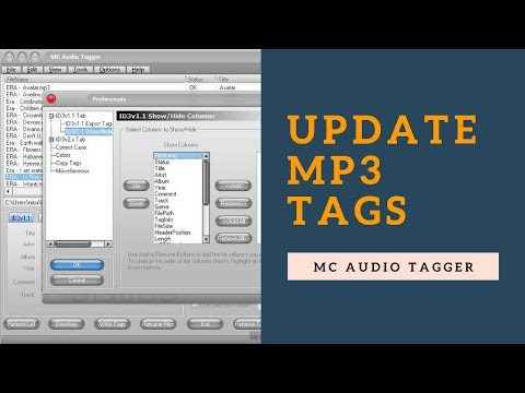 How to update mp3 tags with MC Audio Tagger | tutorial by TechyV
