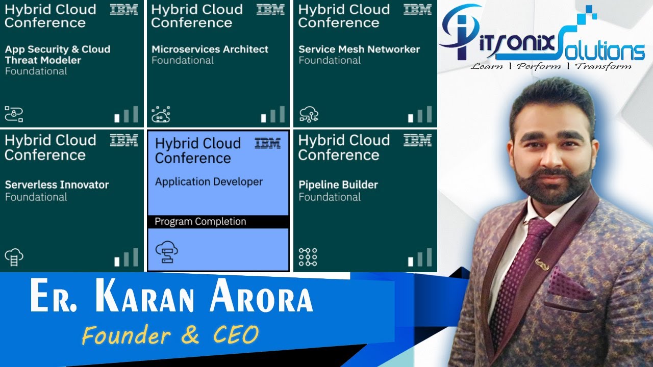 Hybrid Cloud Conference - App Developer IBM Certification - Get 5 Certificates & 6 Badges from IBM