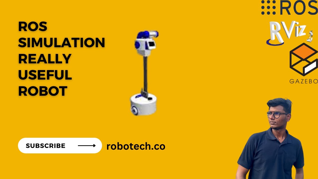 Gazebo | Rviz | Ros simulation concept | Hector Mapping | GitHub link in description