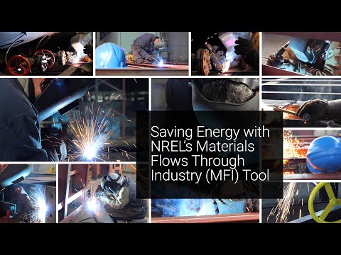 Saving Energy with NREL’s Material Flows Through Industry (MFI) Tool