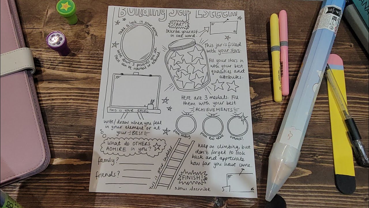 Building Self Esteem Worksheet