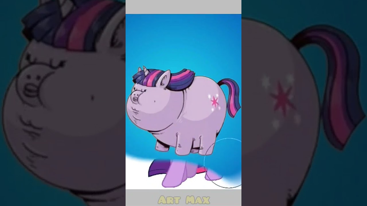 Twilight Sparkle Fat version #shorts