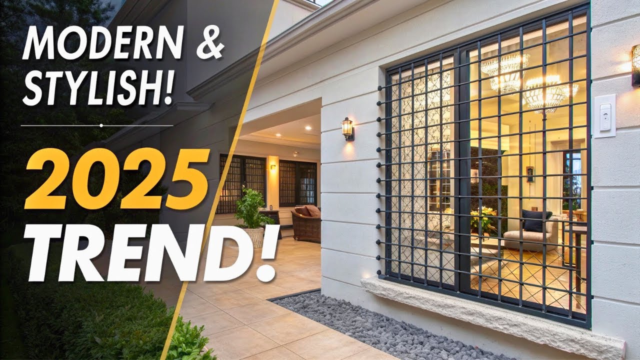 Modern Window GRILLS That Will Upgrade Your Home's Look in 2025!