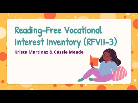 Reading-Free Vocational Interest Inventory Overview
