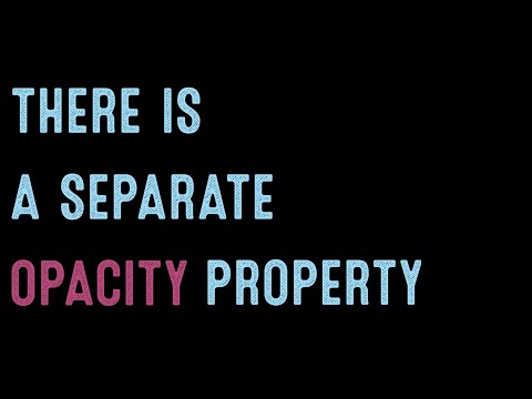 Coding for Beginners: The Opacity Property