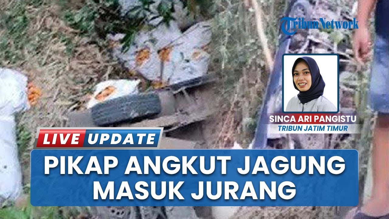 Diduga Kelebihan Muatan, Truk Pikap Jagung Jatuh Terguling saat Menanjak di Sumberkokap ...