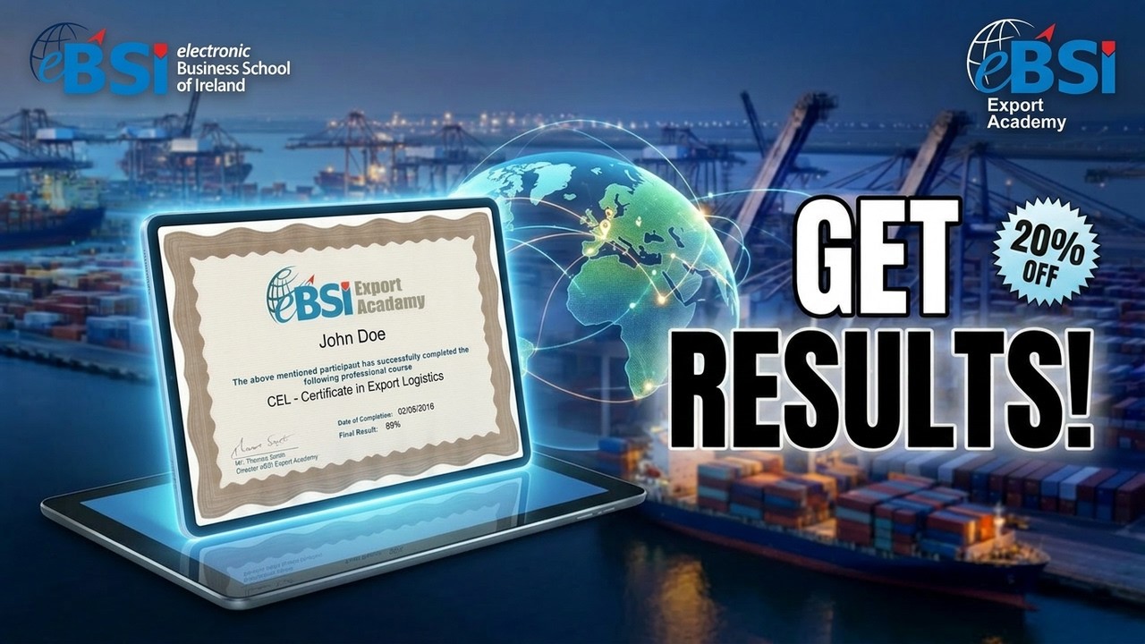 Export Logistics Certificate That Actually Gets Results | 20% Off