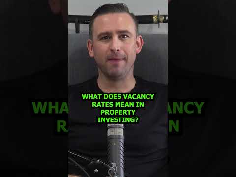 What does Vacancy rates mean in Property Investing