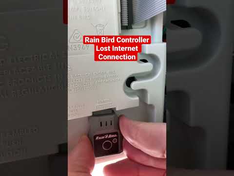 Quick Fix for Rain Bird Sprinkler Controller Lost Internet Connection