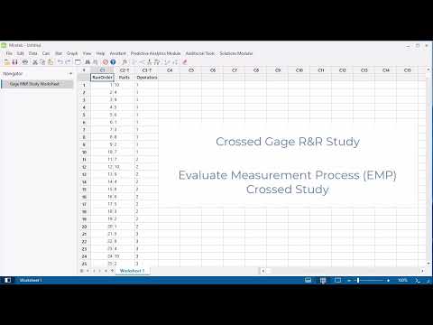 How to Perform a Measurement System Analysis in Minitab Statistical Software