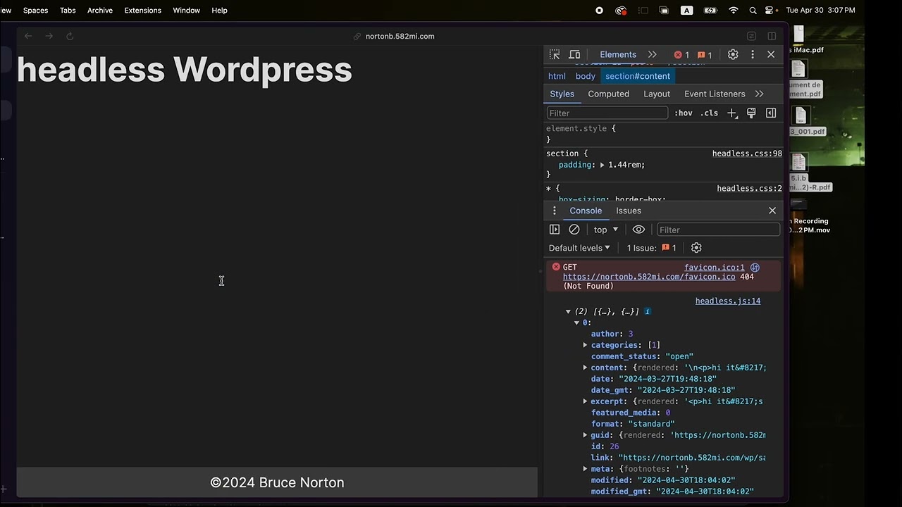 headless wordpress intro