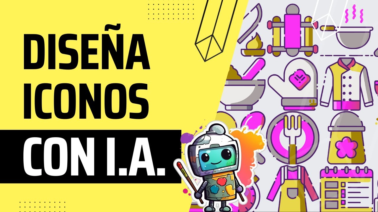 🍽️ ¡FESTÍN DE ICONOS! Crea Bibliotecas con Inteligencia Artificial ¡Rápidamente en RECRAFT! ⚡