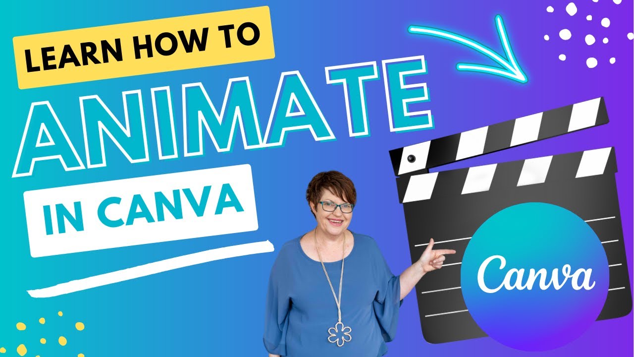 Animate in Canva! Canva Animation Tutorial - Text & Graphics