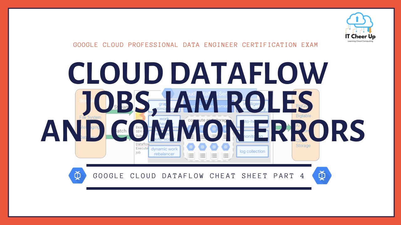 Google Cloud Dataflow Cheat Sheet Part 4 - Dataflow Jobs, IAM Roles and Common Errors
