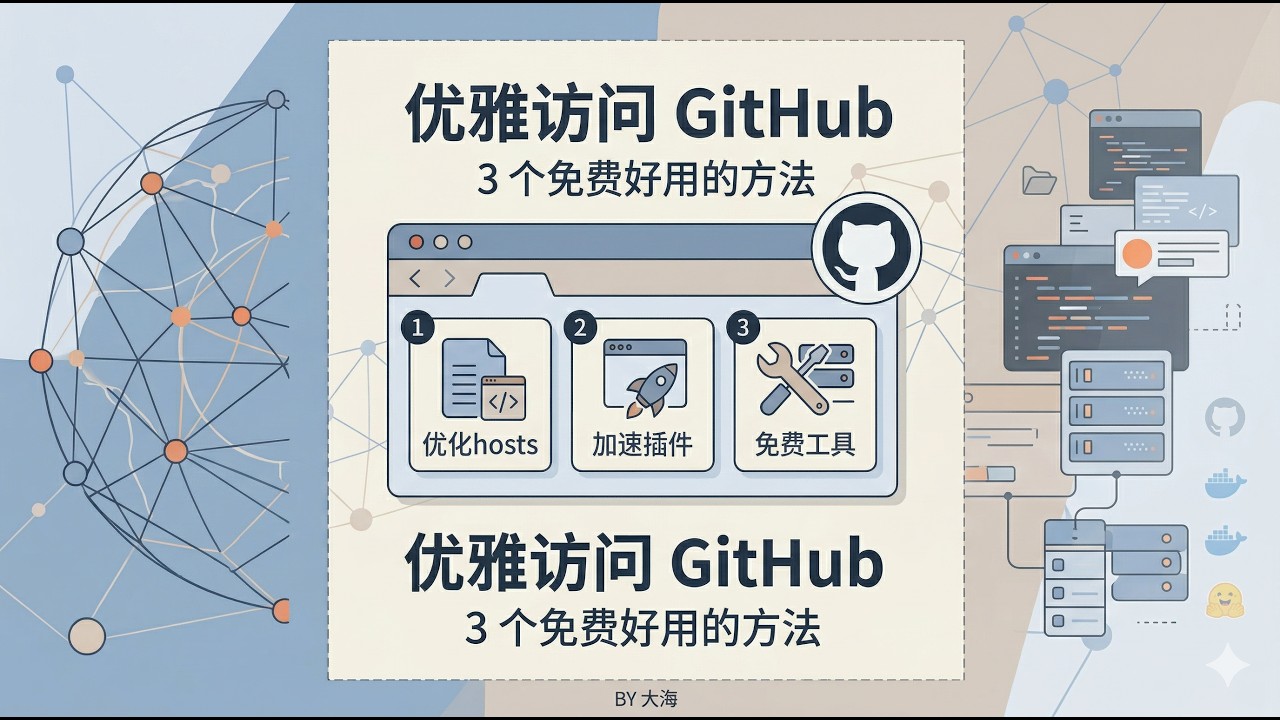 如何优雅地访问 GitHub？从 Host 脚本到免费加速器，最全指南（含镜像站推荐）