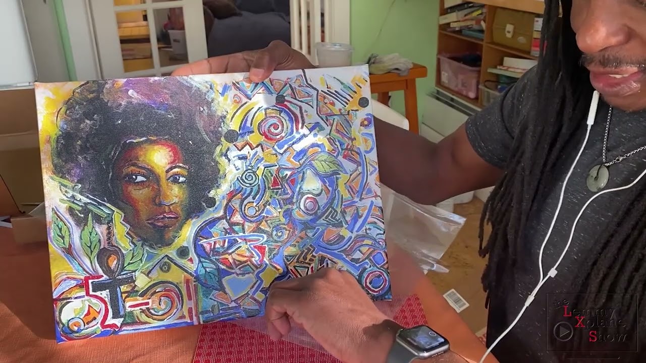 Redbubble print review. Printing art on canvas on Redbubble. Going over the quality of the print