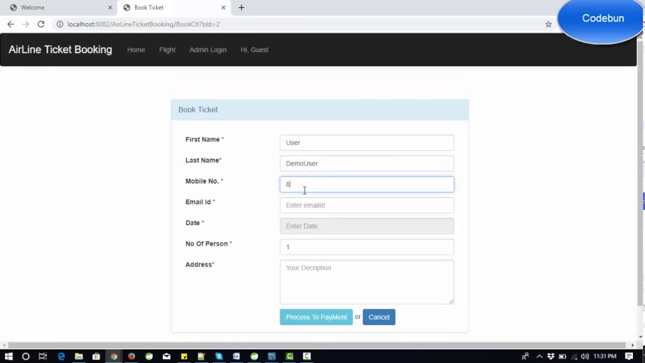 Online flight booking project in java with source code