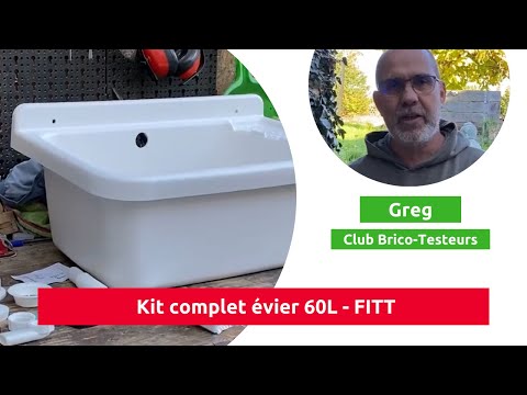 Brico-Testeurs - Test et avis sur le kit complet évier intérieur/extérieur 60L