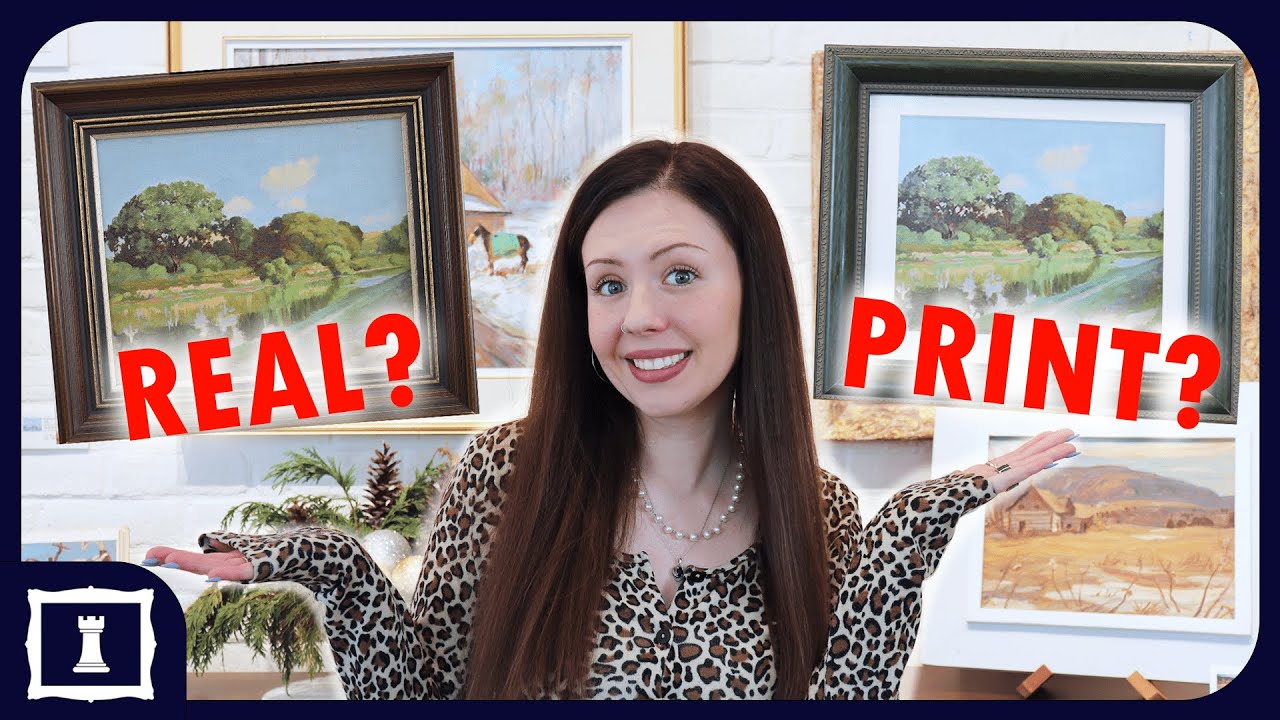 How to Identify an Original Painting vs. a Print