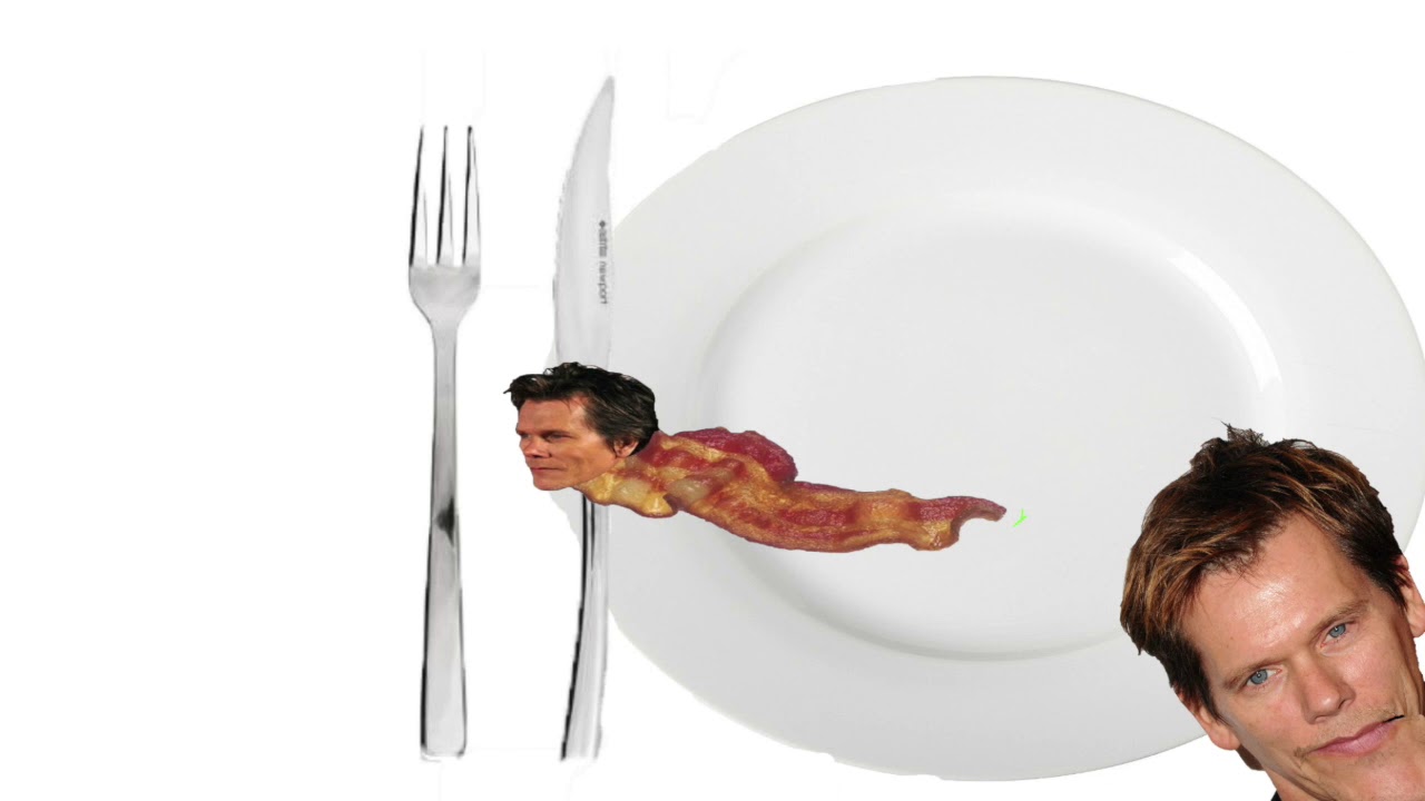 Kevin Bacon Eating Himself