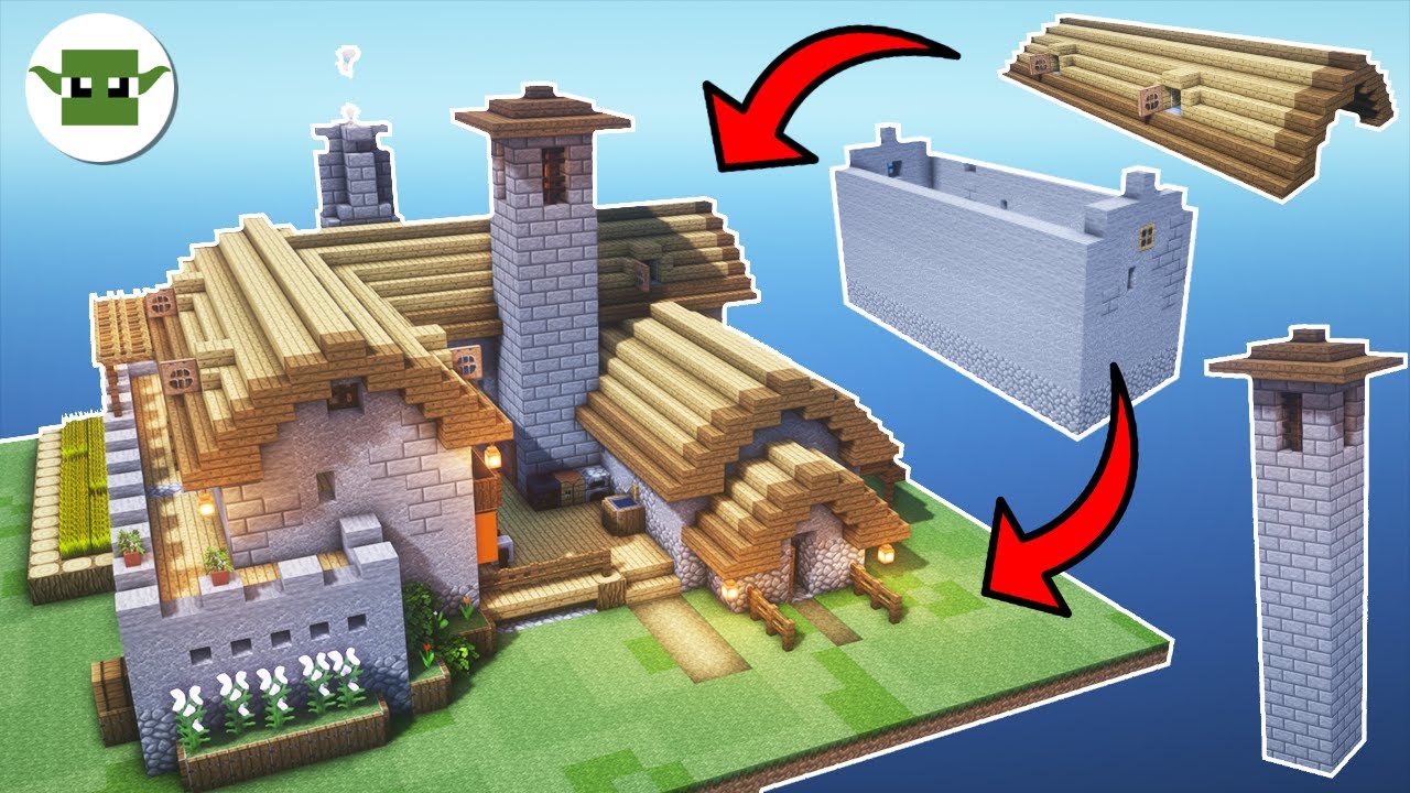How to Build in an EASY style in Minecraft | Building Tutorial ...