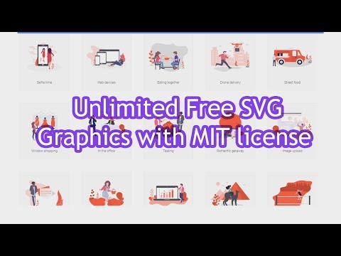 Unlimited Free SVG Graphics with MIT license