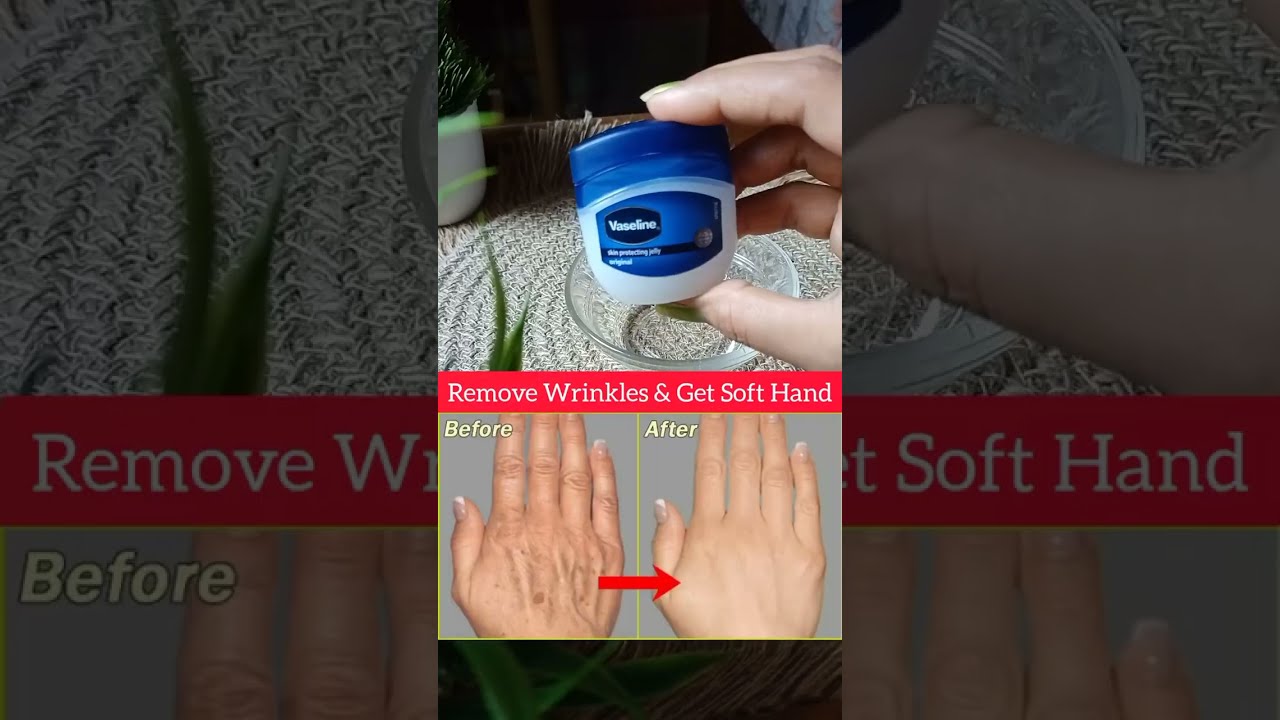 💥Remove Wrinkles & Get Soft Hands#skincare #wrinkles#skincaretips#glowingskin#skincareroutine#shorts