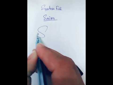 Saira Name Signature ♥️