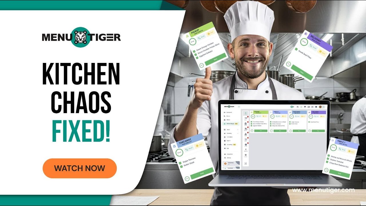How MENU TIGER’s Kitchen Display System Improves Restaurant Operations